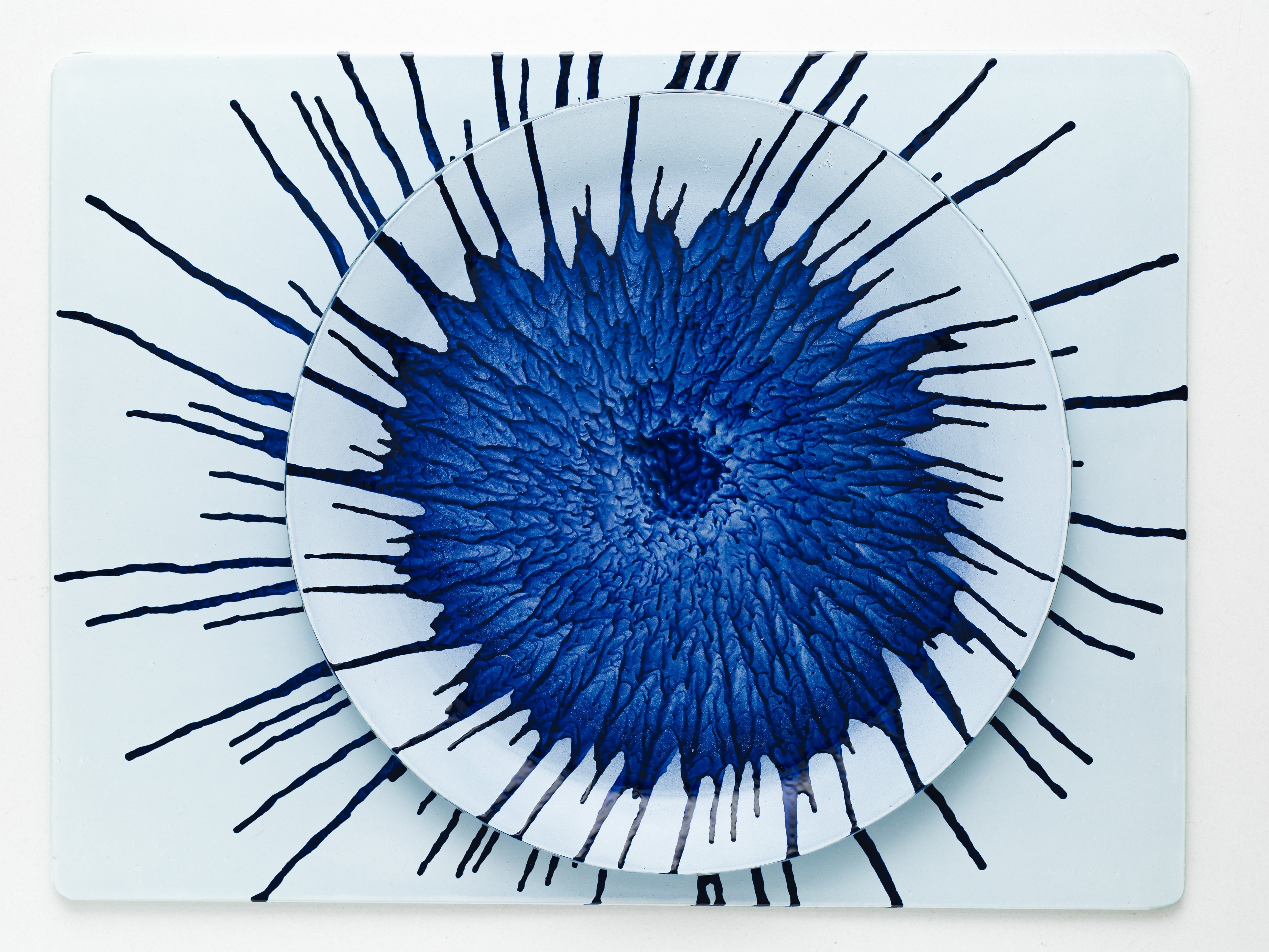 Blue White Rectangular Splash – Nomi K