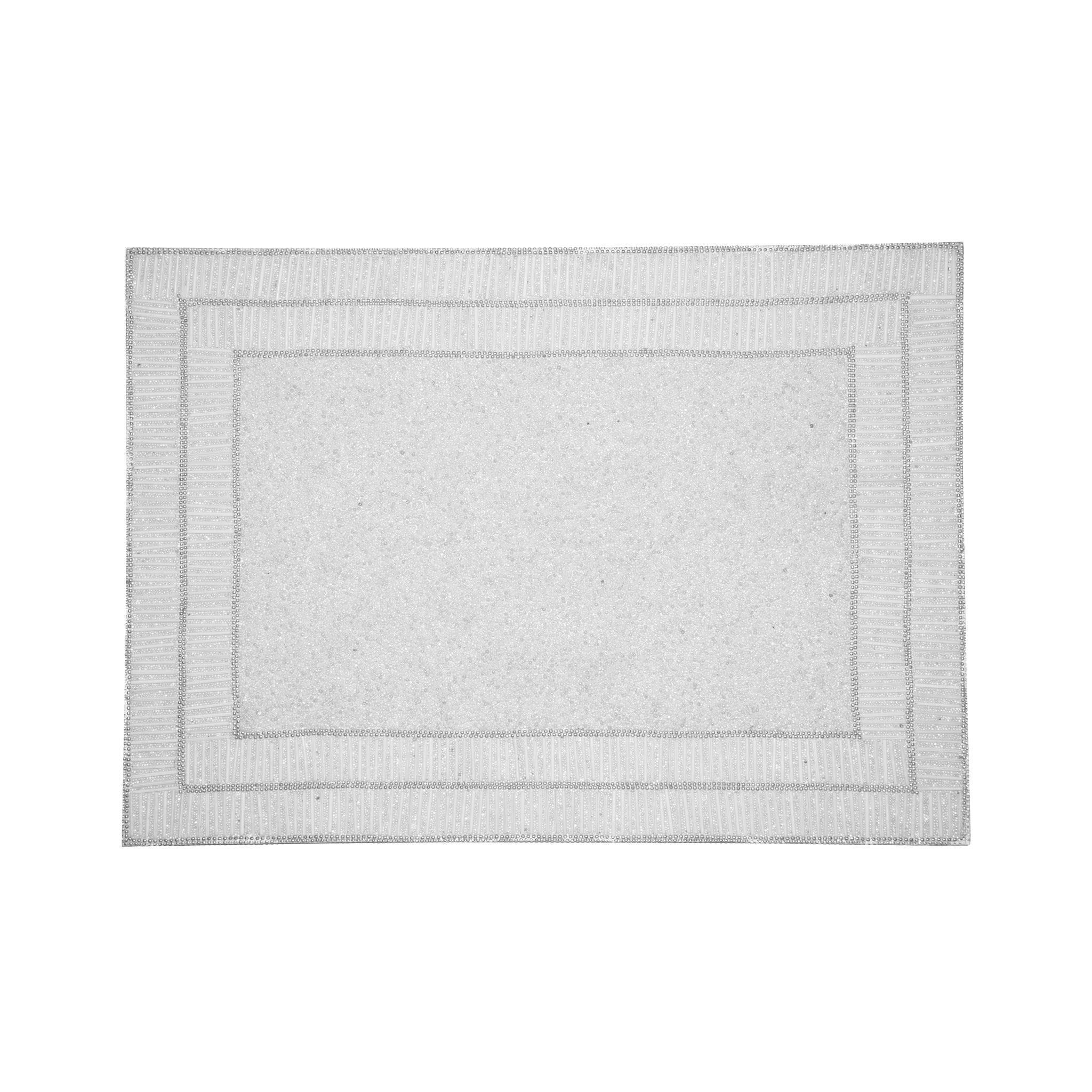 White Shine Rectangle Placemats – Nomi K